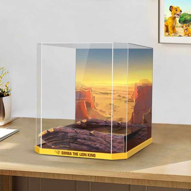 Suitable for Disney series Lego 43247 Lion King Simba acrylic lighting ...