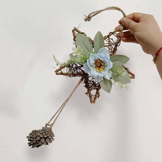 Flower ring decorative wall hanging courtyard kindergarten Kindergarten ...