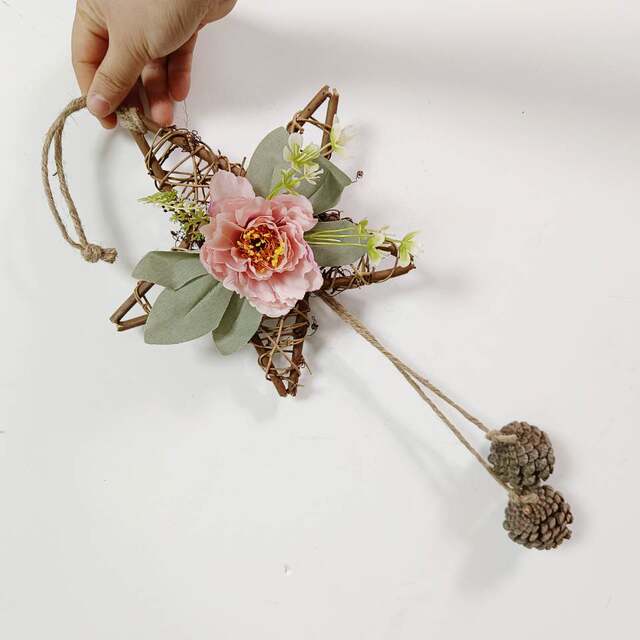 Flower ring decorative wall hanging courtyard kindergarten Kindergarten ...