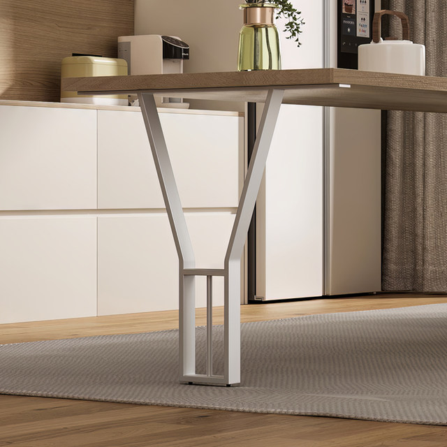 Iron Y-shaped table leg bracket desk dresser dining table leg cabinet ...