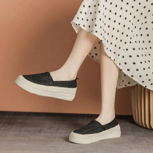 ZHR mesh fisherman shoes for women 2025 spring new thick-soled lazy ...