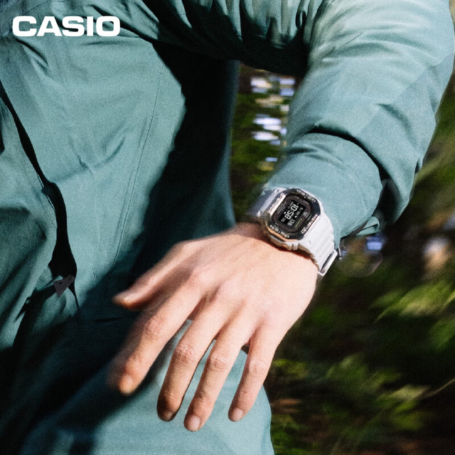 Casio watch men and women heart rate small square meter step blood ...