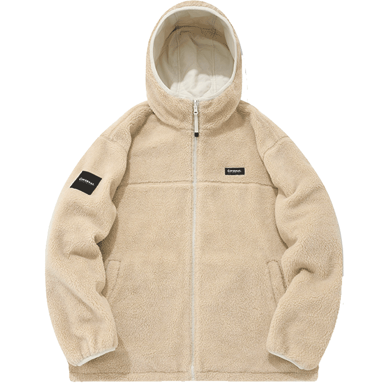 Covernat Sherpa Jacket Reversible Polar Fleece Jacket Sherpa Warm ...