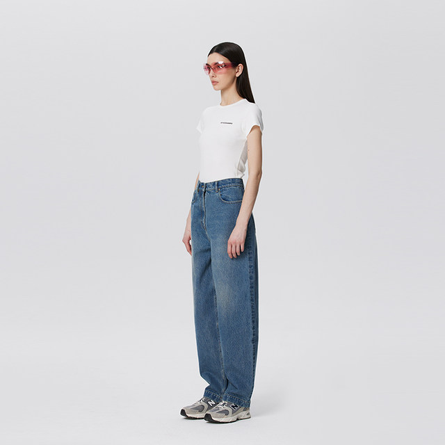 Brand direct -operated Le Alessandra Ms. White Letter LOGO Classic Robe ...