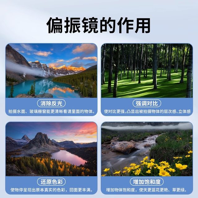 Mobile phone polarizing mirror photography auxiliary artifact 52mm ...