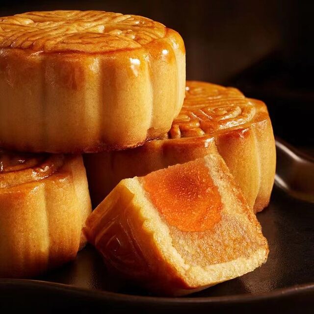 Xinjiang Tibetan Handmade Egg Mooncake 50g Cantonese Winan Bean Gift ...