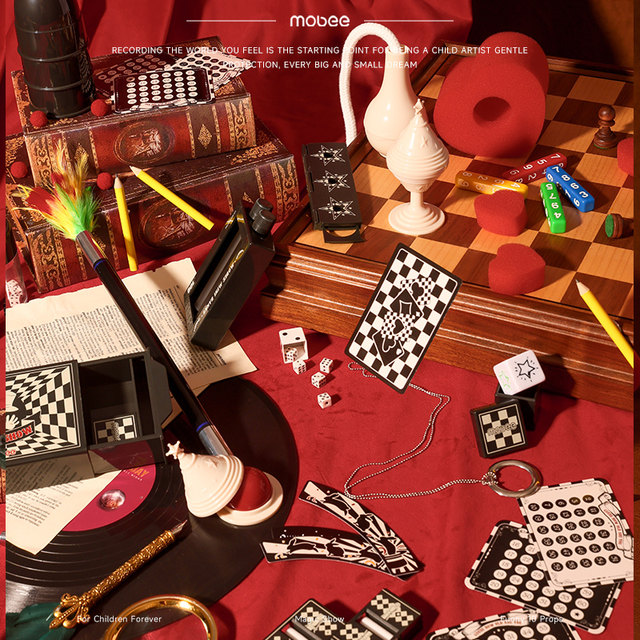 Mobee elementary school magic props set toy children's puzzle men and ...