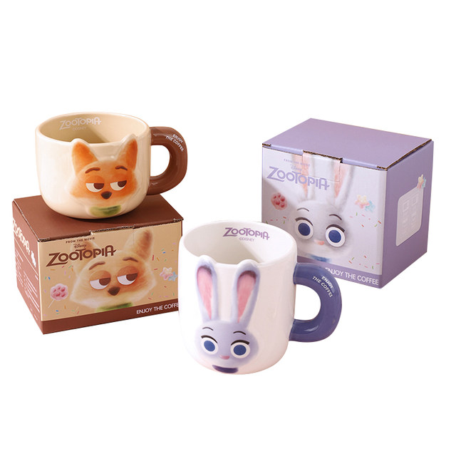 Member Select Disney Zootopia Rabbit Fox CP Mug