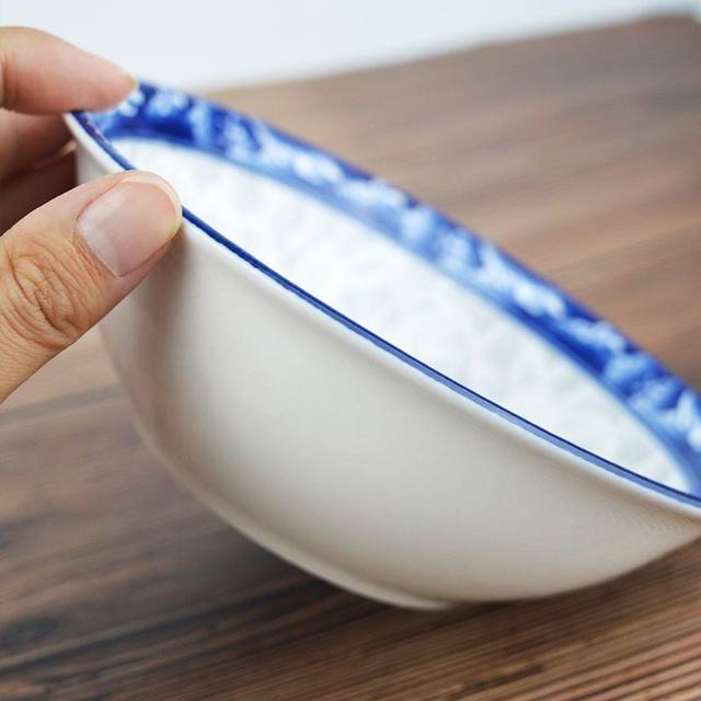 Guo Chao Wind Blue and White Porcelain Division Ceramic Bowl Commercial ...
