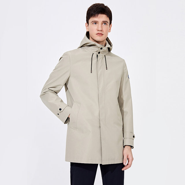 [Waterproof] Navigare Italian Sailing Spring Leisure Mid -length Trench ...