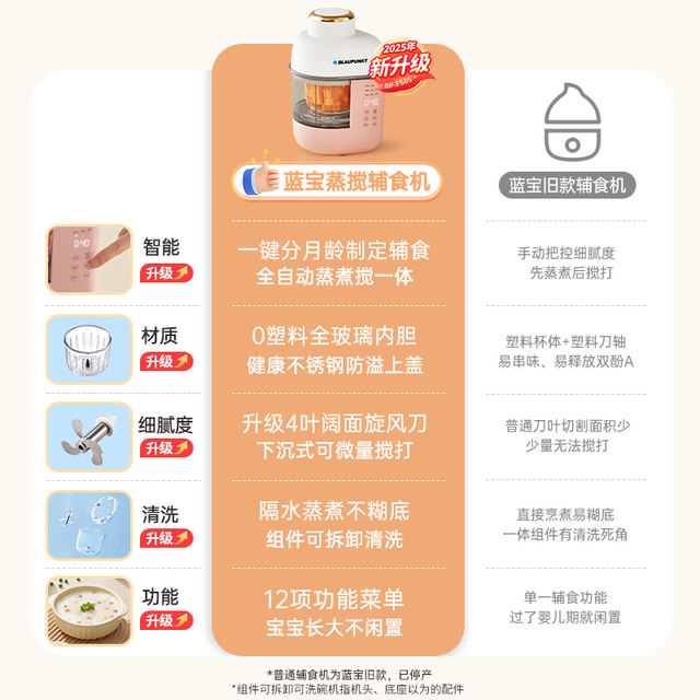 Sapphire supplementary food machine cooking multi -functional mud rice ...