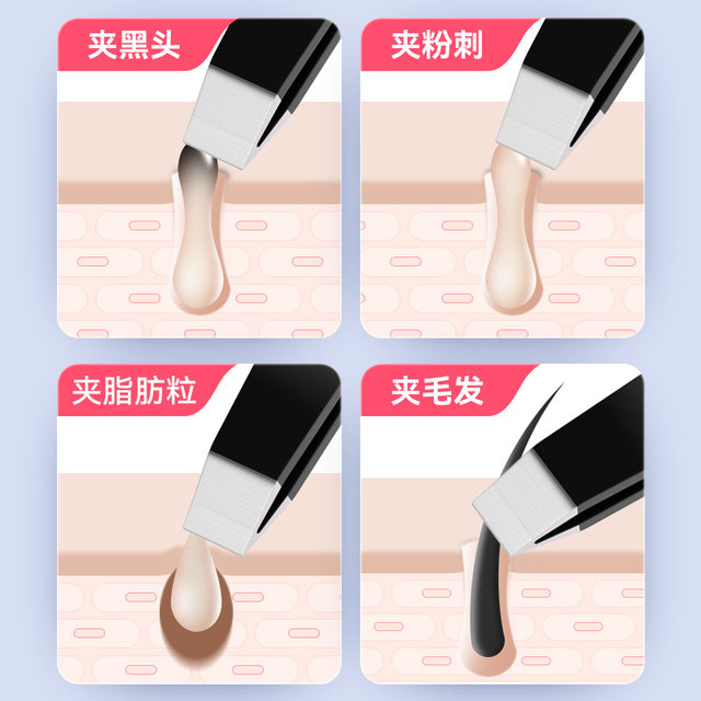 Duzi eyebrow clip plug hair repair eyebrows small pliers stainless ...