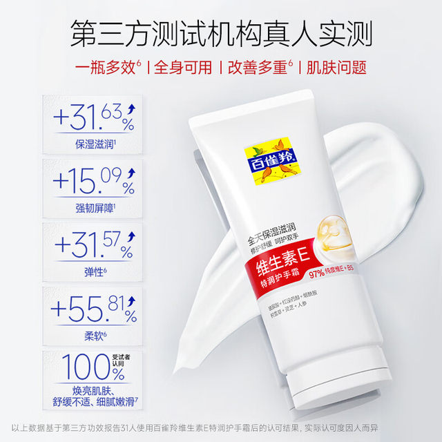 Pechoin Vitamin E Special Moisturizing Hand Cream for Men and Women ...