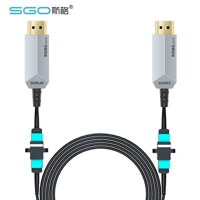 Siger fiber HDMI cable 2.0 pure light 4K high-definition computer TV ...
