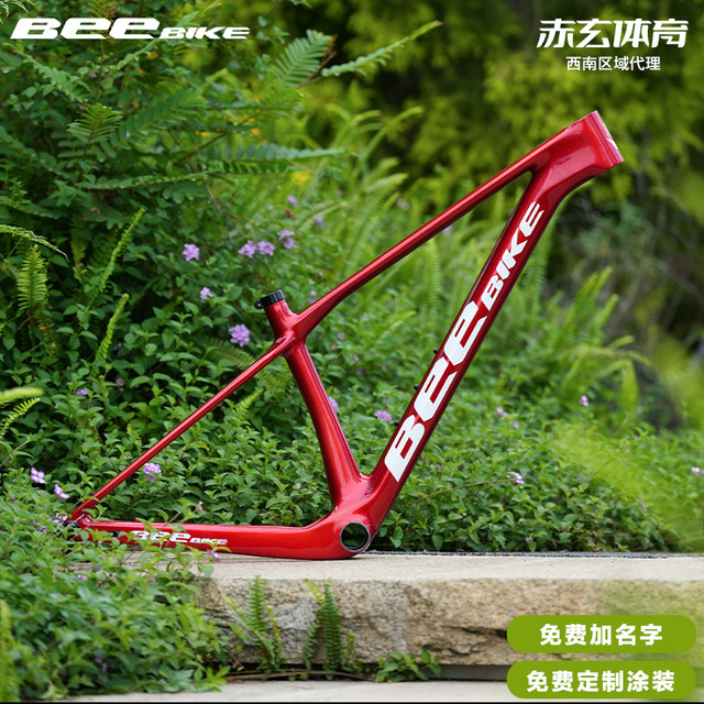 Beebike mountain carbon fiber 29 -inch frame free custom coating ultra ...