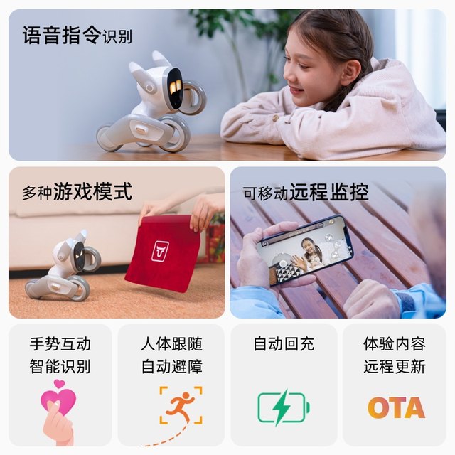 LOONA Intelligent Machine Dog Pet Dog Face recognition Dialogue ...