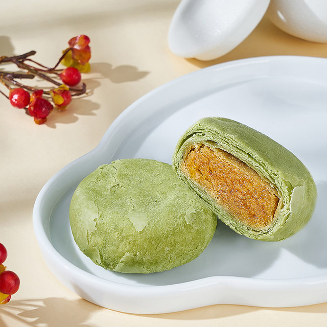 Old Hangbang Longjing Tea Cake, Hangzhou Specialty Gourmet Matcha Cake ...