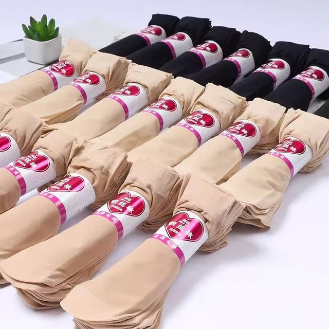 Short stockings lady socks in summer thin anti -hook -flesh -colored ...