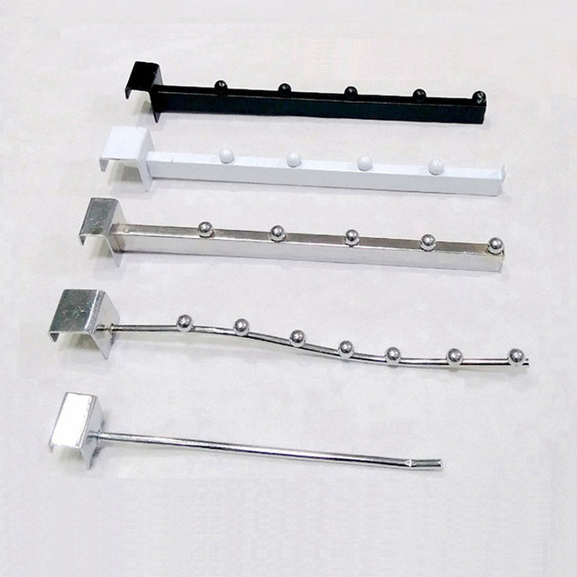 The card square pipe hook clothing store clothes display hook floor ...