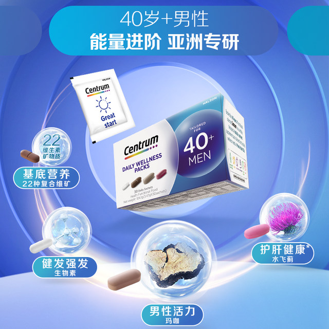 Centrum Overseas Advanced Nutrition Pack for Men and Women Multivitamin ...