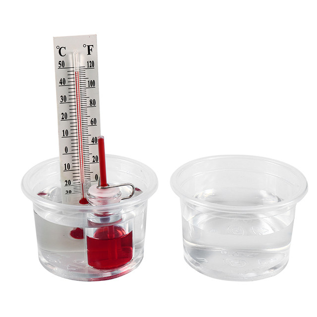 Small homemade thermometer for primary school students. Children's ...