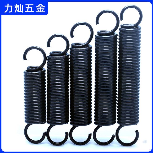 Wire diameter 1.0 tension spring 65Mn manganese steel tension L-shaped ...