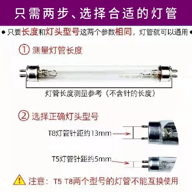 New Yate T8 8W20W30W40W quartz ultraviolet disinfection lamp ...