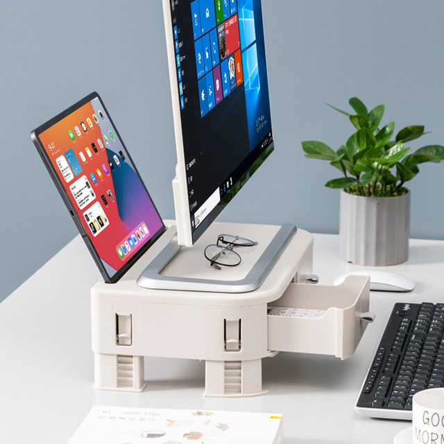 Computer elevated rack adjustable lifting office desktop desktop ...