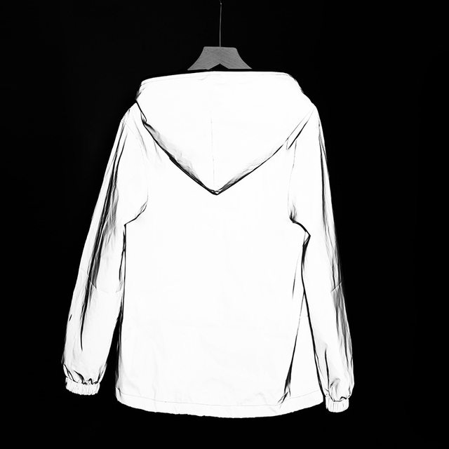 Jacket 3M color changing men's colorful workwear night running and ...