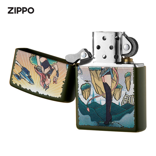 Zippo genuine lighter Wind Girl Series Star Wars Girl Figure Gift Box ...
