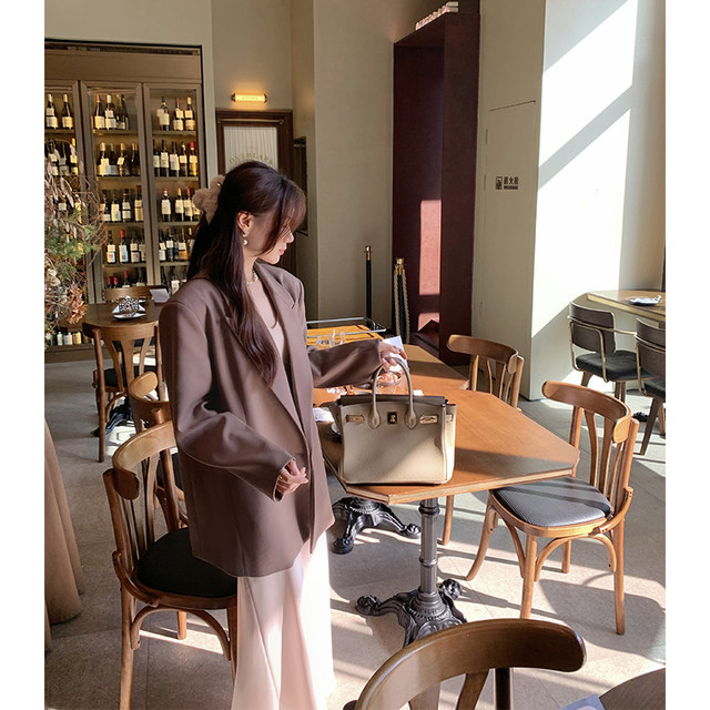 Special price! Retro strap suit jacket for women, spring and autumn ...