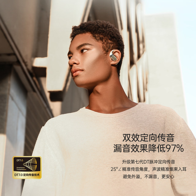 Fingertime Fanji Spa crystal ear-mounted Bluetooth earphones are open ...