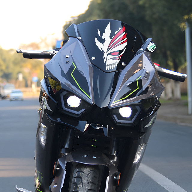 Electric vehicle battery car dead god mask sticker Motorcycle modified ...