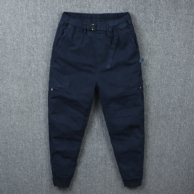 Gongtian foot pants men's 9 -point pants men's autumn and winter tide ...