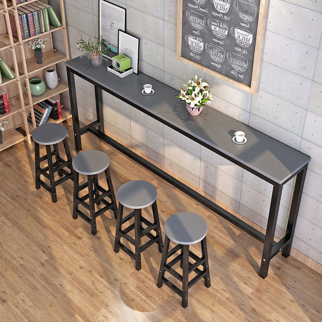 Wall-mounted bar table, simple home dining table, narrow table, long ...