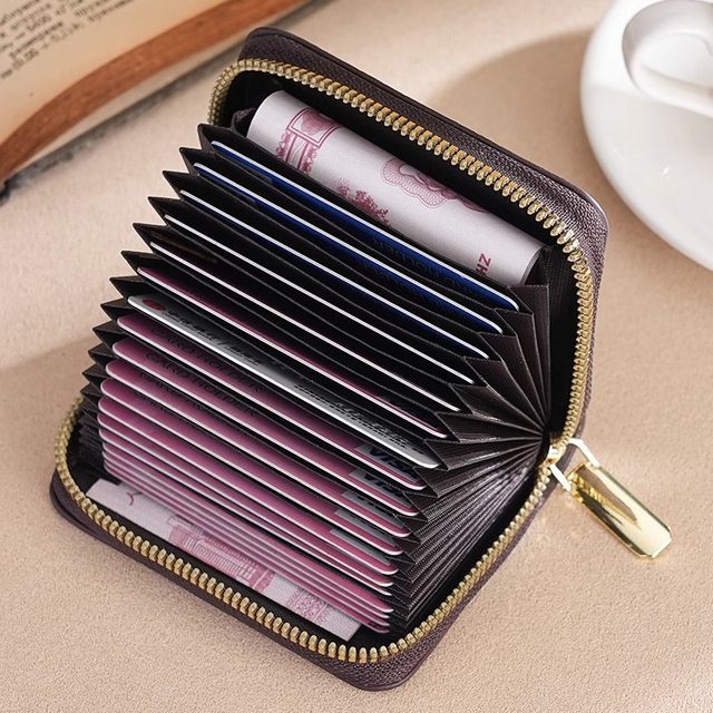 Card holder, women's exquisite, fashionable, compact, multiple card ...