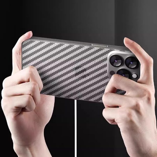 Suitable for Apple 15 mobile phone back film 13Pro/iphone15 carbon ...