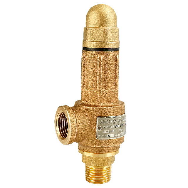 All-copper spring-type pressure relief valve 4-minute outer wire ...