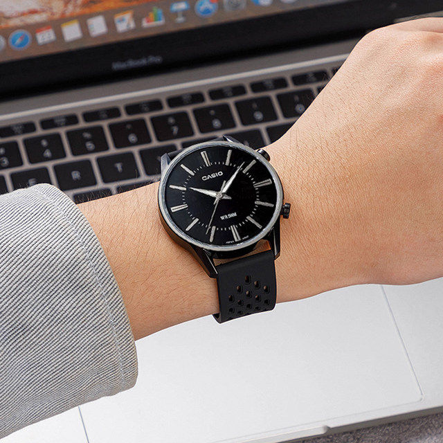 Watch with men's holes, silicon glue breathable magnetic absorption ...