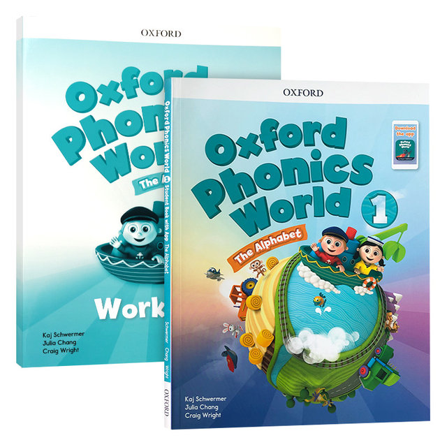Oxford Phonics World Level 1 textbook+Practice Book English Original ...