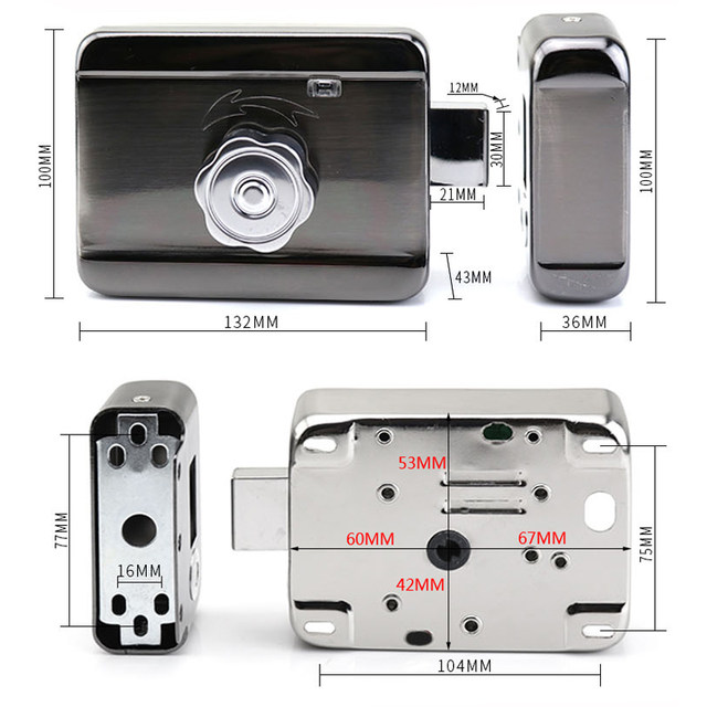Building door ban motor lock community Silent locking unit door ...