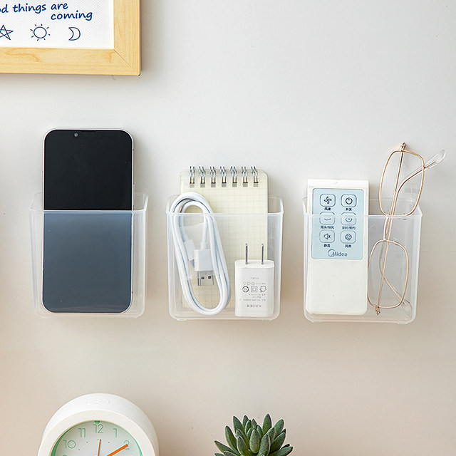 Suspension pen holder small object storage box desktop stationery ...