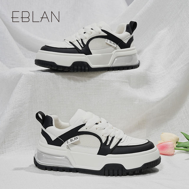 EBLAN/Yiban thick-soled shoes for women 2025 summer new mesh breathable ...