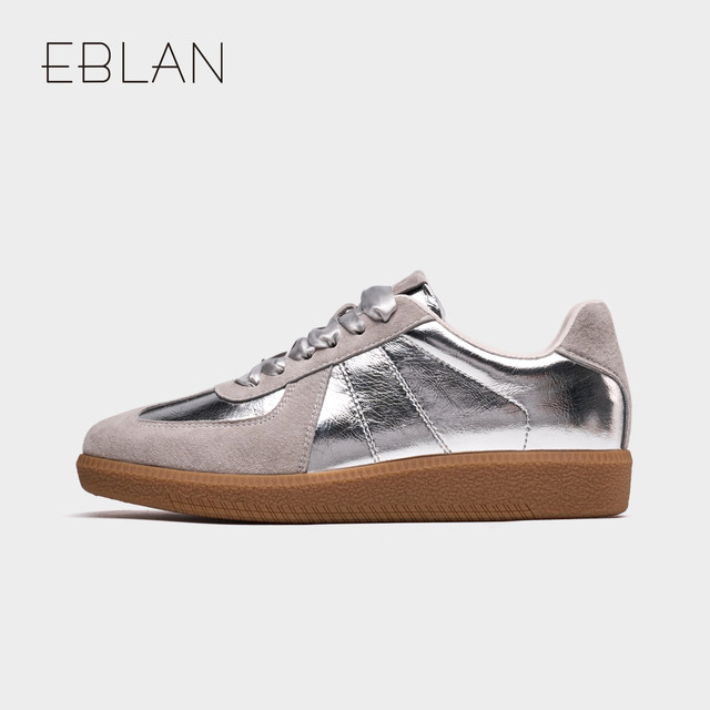 EBLAN/Yipan retro color-blocking German training shoes 2025 spring and ...