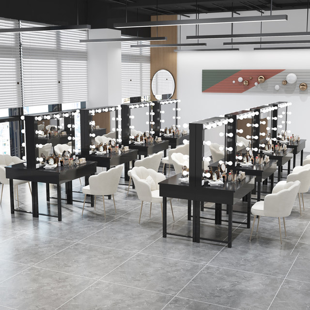 Customized a simple professional makeup table with light drawer ...