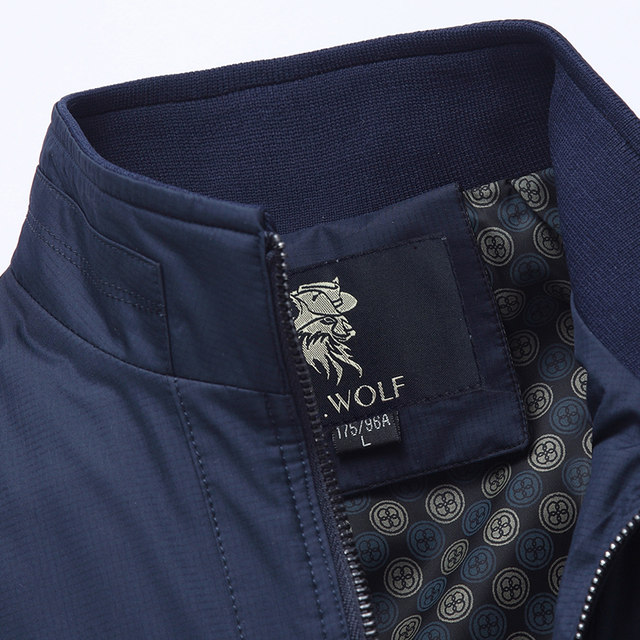 2021 new spring and autumn thin dad jacket middle-aged men's casual ...