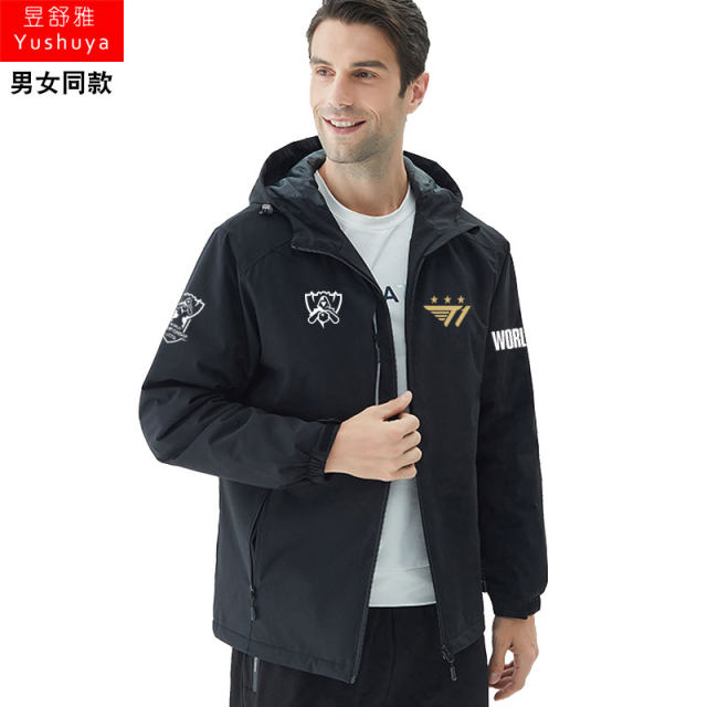 S13 Finals T1 Team DK Uniform KT Gen.G Same FNC Shock Jacket Men's and ...