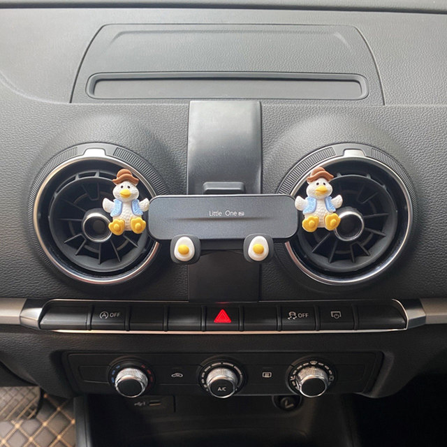 Specially designed for Audi a3/Q2L car mobile phone holder cartoon A3 ...