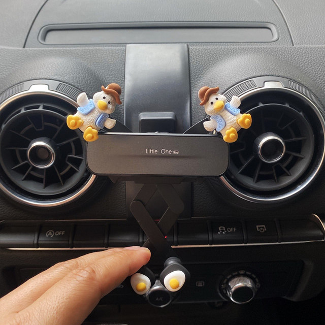 Specially designed for Audi a3/Q2L car mobile phone holder cartoon A3 ...