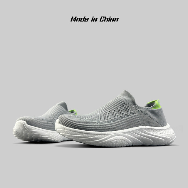 Popcorn soft sole foreign trade men's shoes breathable shock-absorbing ...